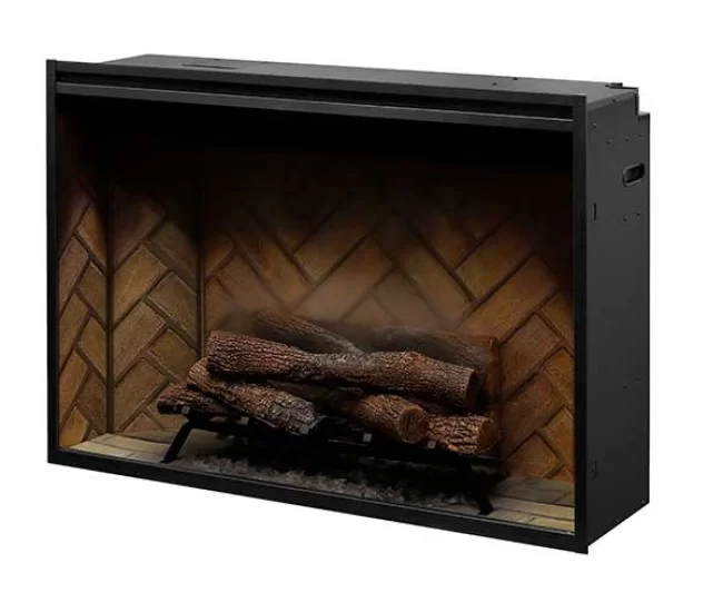 Dimplex Revillusion 42-inch Built-in Firebox with Glass Pane and Plug ...