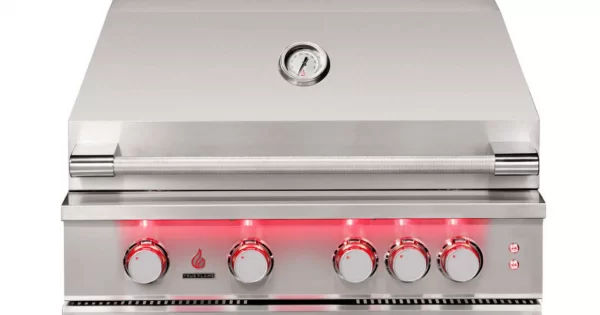 TrueFlame 32-inch 4-Burner Built-In Gas Grill