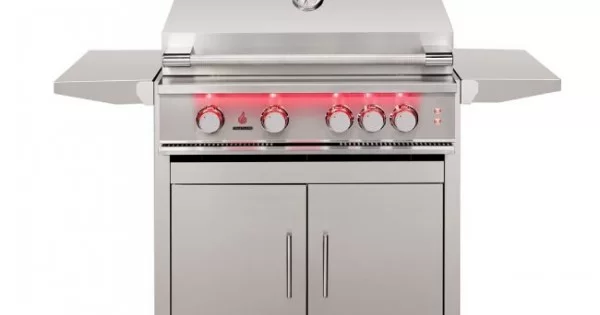 TrueFlame 32-inch 4-Burner Portable Gas Grill