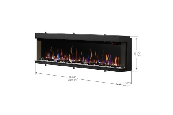 Dimplex IgniteXL Bold Built-In 100-inch Linear Electric Fireplace