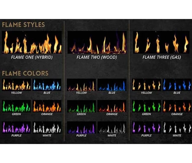 Modern Flames 100-inch Orion Multi Virtual Electric Fireplace