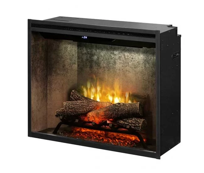 Dimplex Revillusion 42-inch Built-in Firebox with Glass Pane and Plug ...