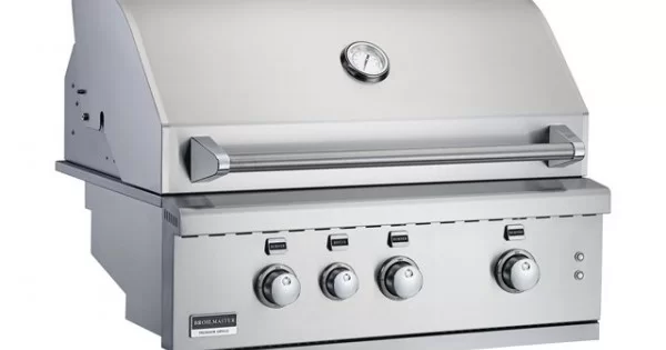 Broilmaster B-Series 32-Inch Built-In Gas Grill | Fireplace and Grill